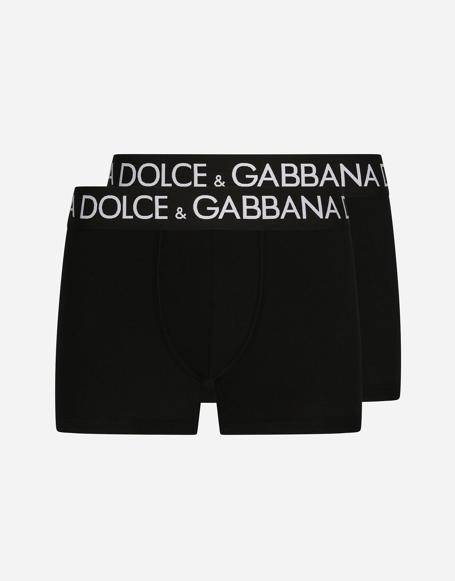 REGULAR BOXER 2-PACK in Black for Men | Dolce&Gabbana® US