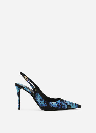 Women's designer pumps & slingbacks in leather ,lace | D&G®