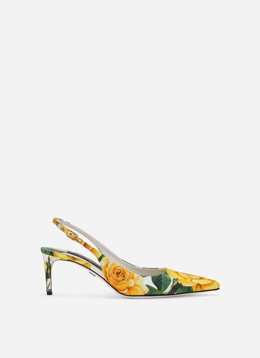 Women's designer pumps & slingbacks in leather ,lace | D&G®