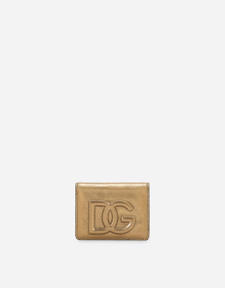DG Logo continental wallet in Gold for for Women | Dolce&Gabbana®