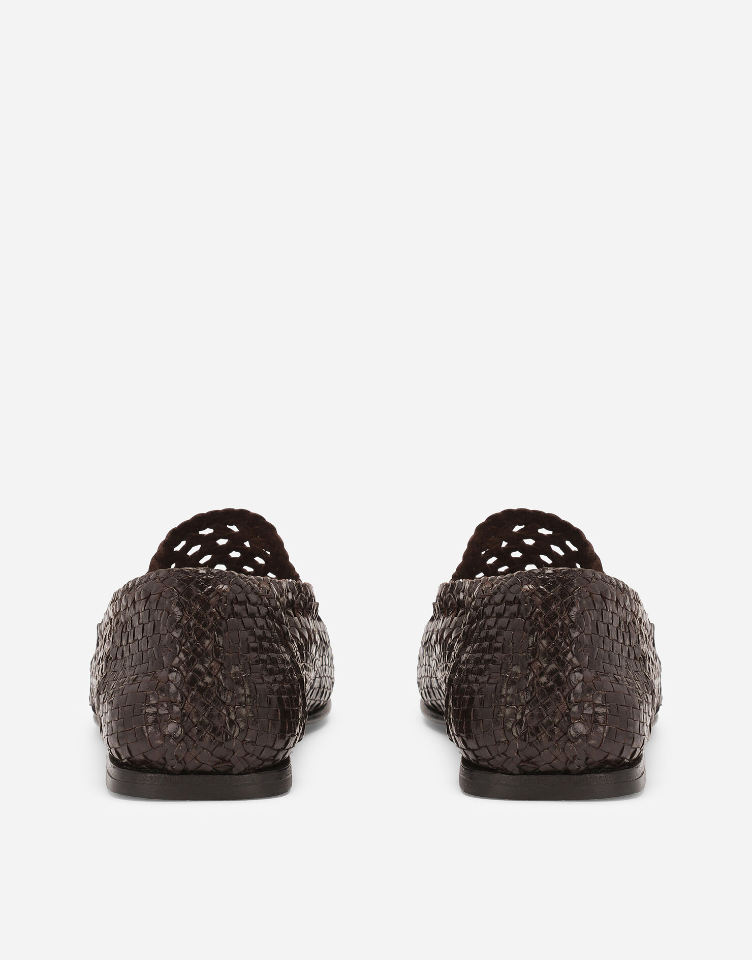 Goatskin slippers in Brown for Men | Dolce&Gabbana® US