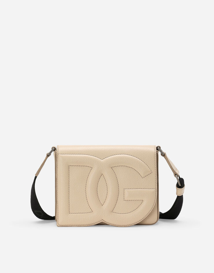 Medium DG Logo Bag crossbody bag in Beige for for Men | Dolce&Gabbana®