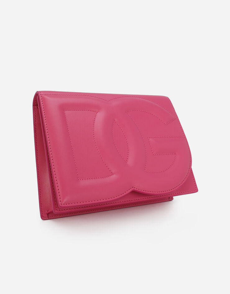 Calfskin DG Logo Bag crossbody bag in Lilac for Women | Dolce&Gabbana®