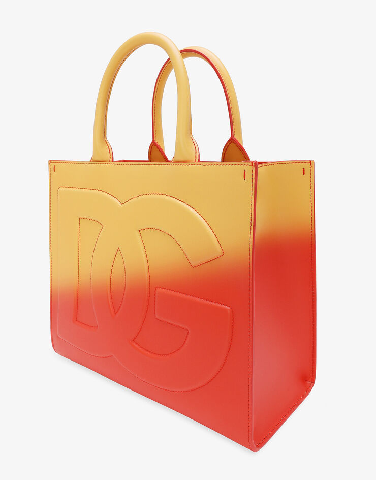 Small DG Daily shopper in Orange for Women | Dolce&Gabbana®