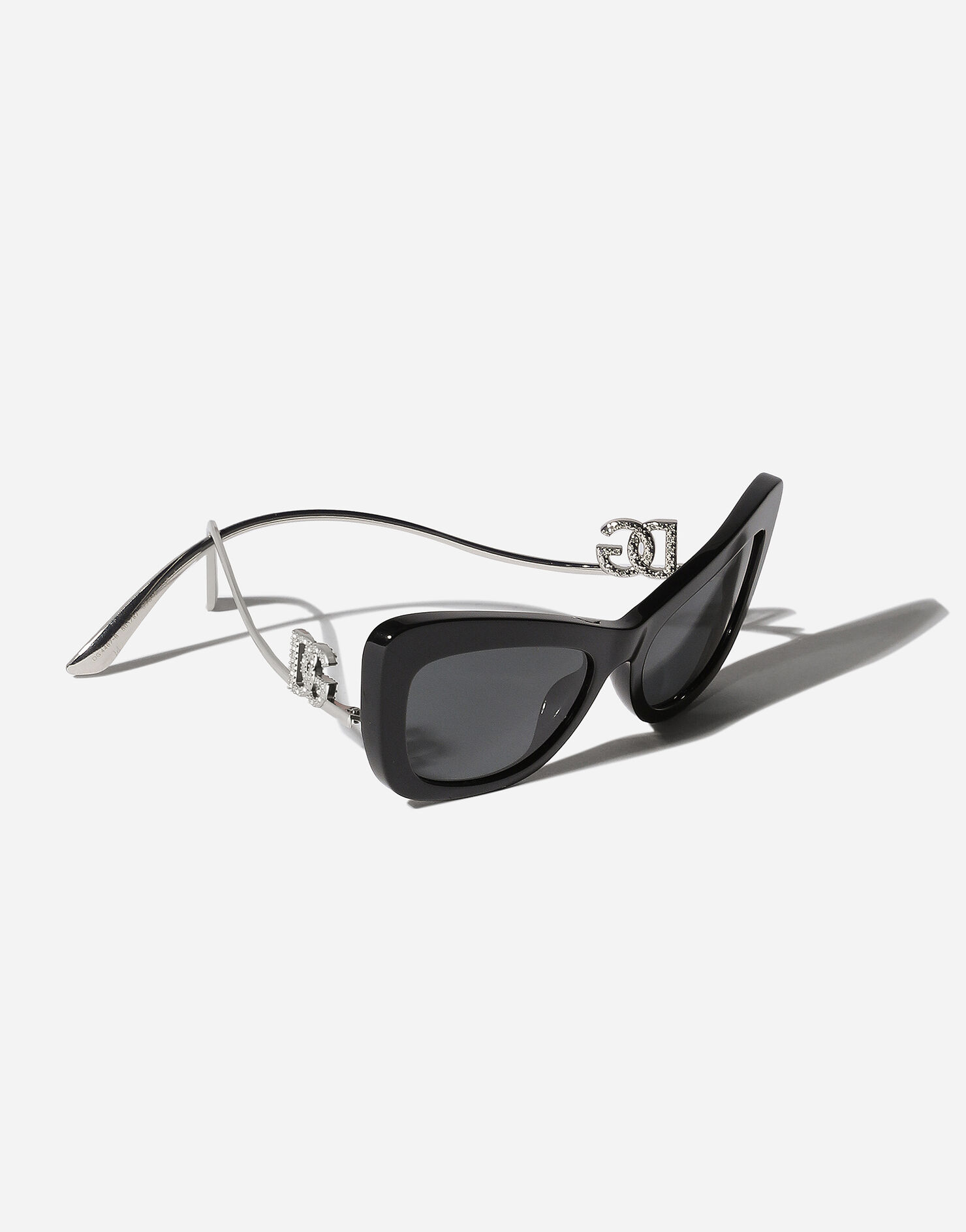 DG Crystal Sunglasses in Black for Women | Dolce&Gabbana® US