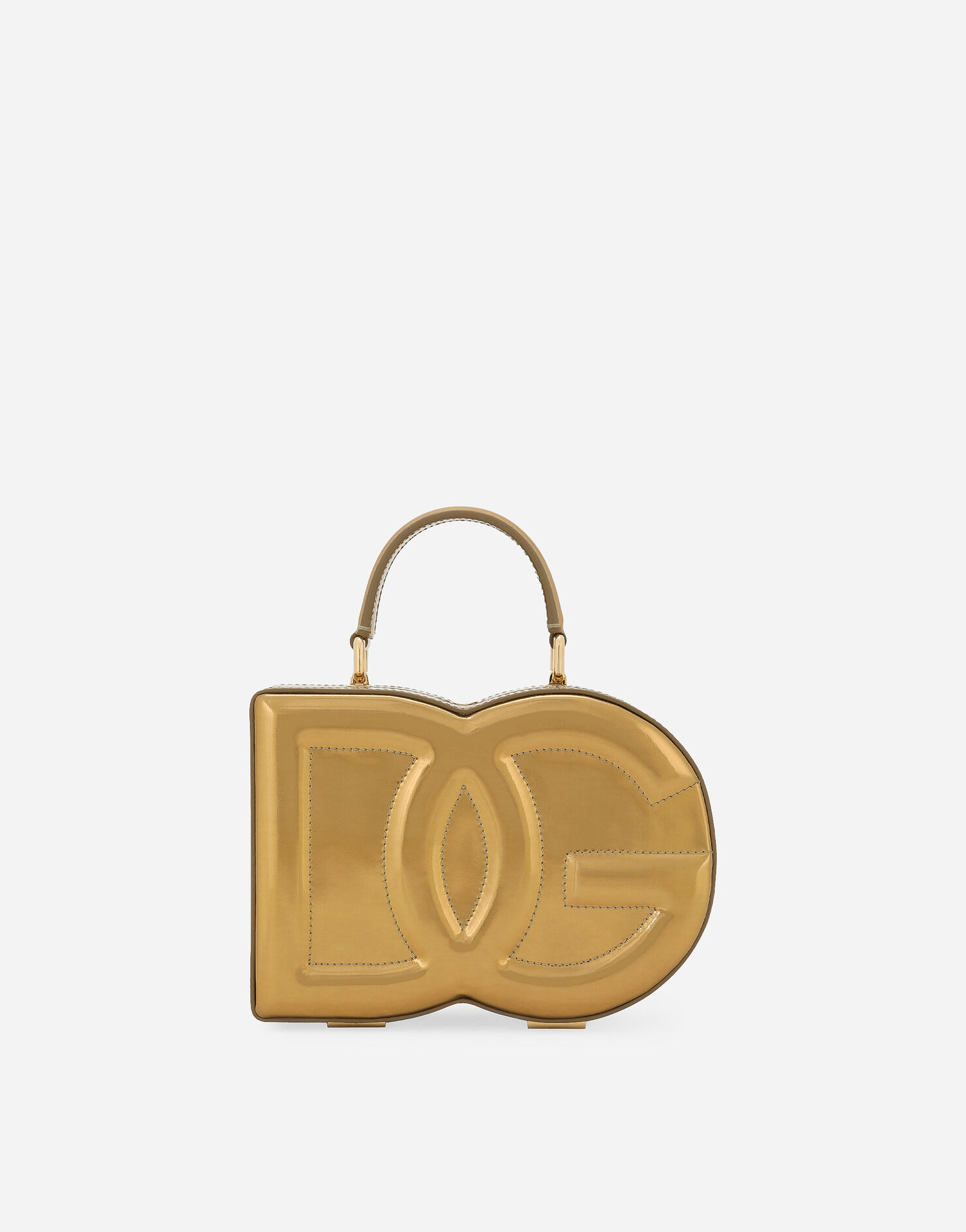 DG Logo Bag box handbag in Gold for Women | Dolce&Gabbana® US
