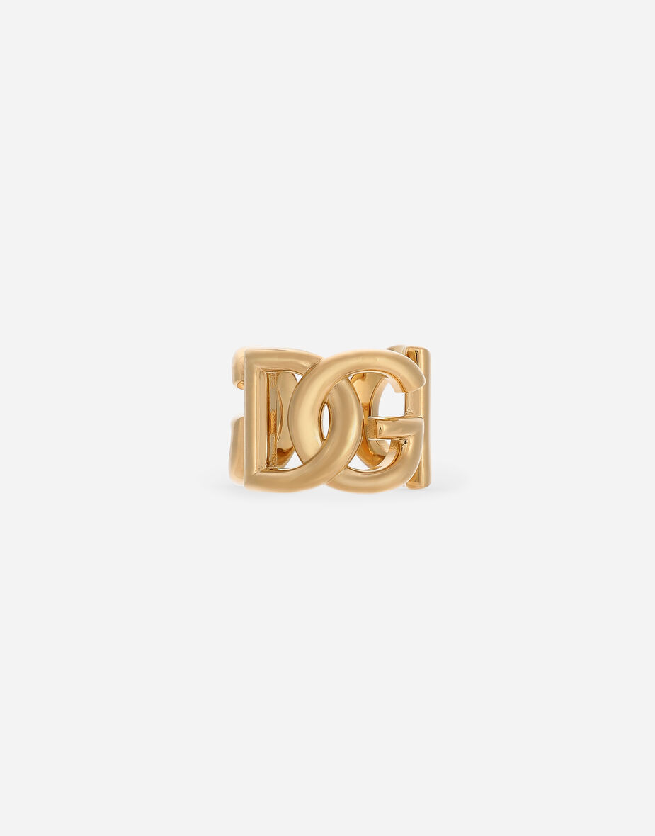 Open DG logo ring in Gold for Men | Dolce&Gabbana® US