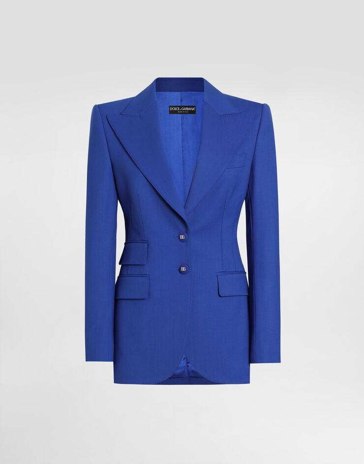 Two-way stretch wool jacket in Multicolor for Women | Dolce&Gabbana® US