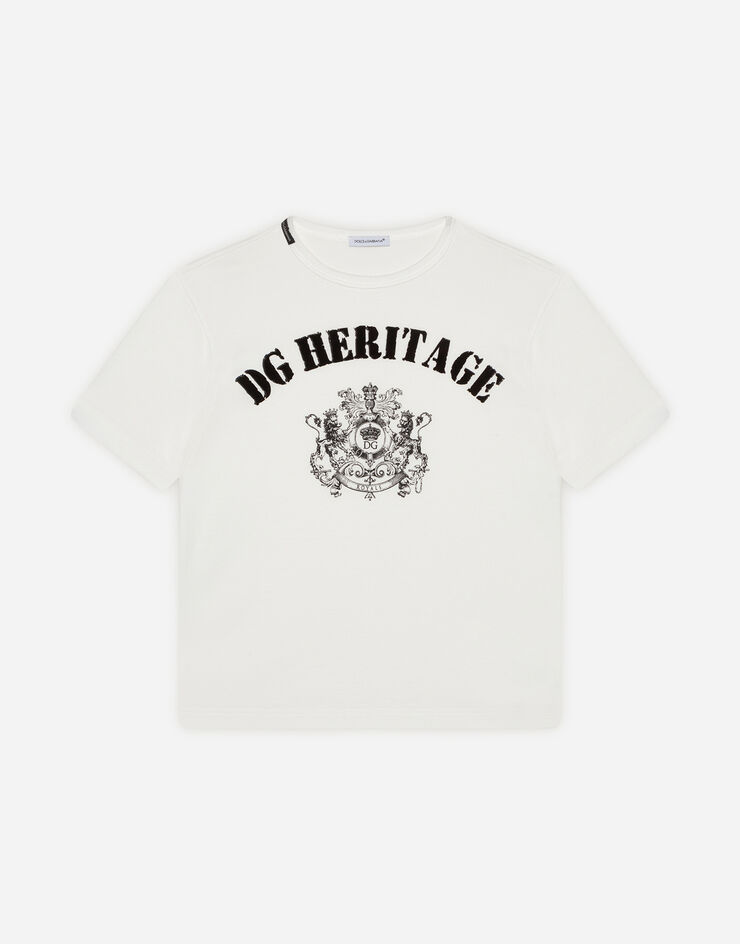 Jersey t-shirt with DG heritage print