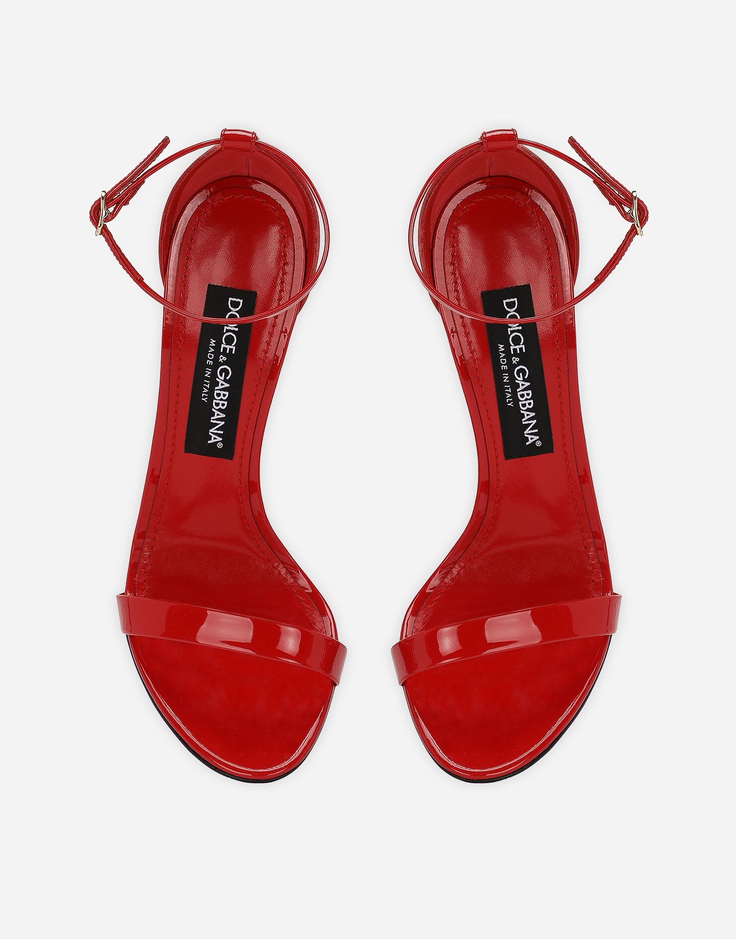 Patent leather sandals in Red for Women | Dolce&Gabbana® US