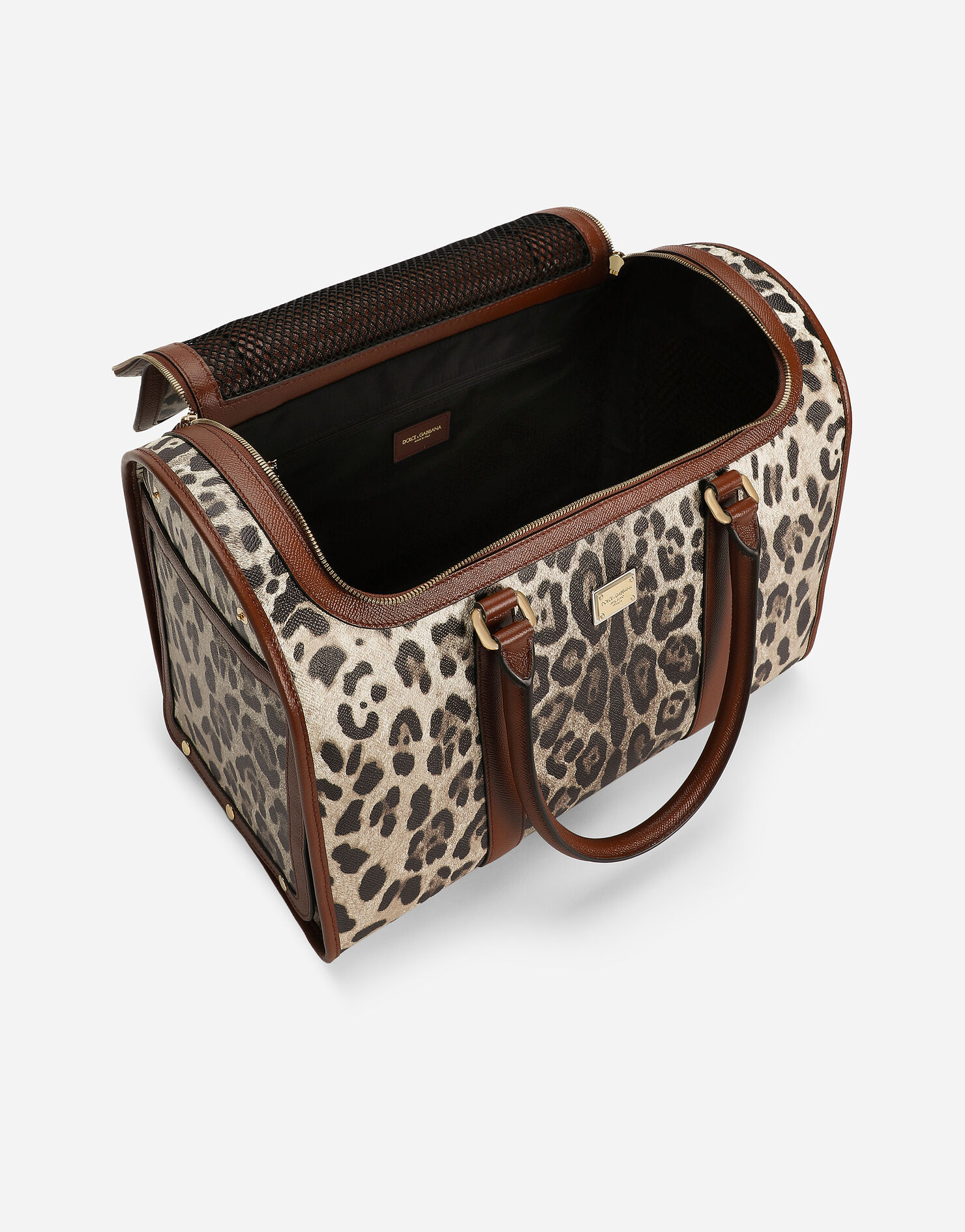 Dog carrier in Print | Dolce&Gabbana® US