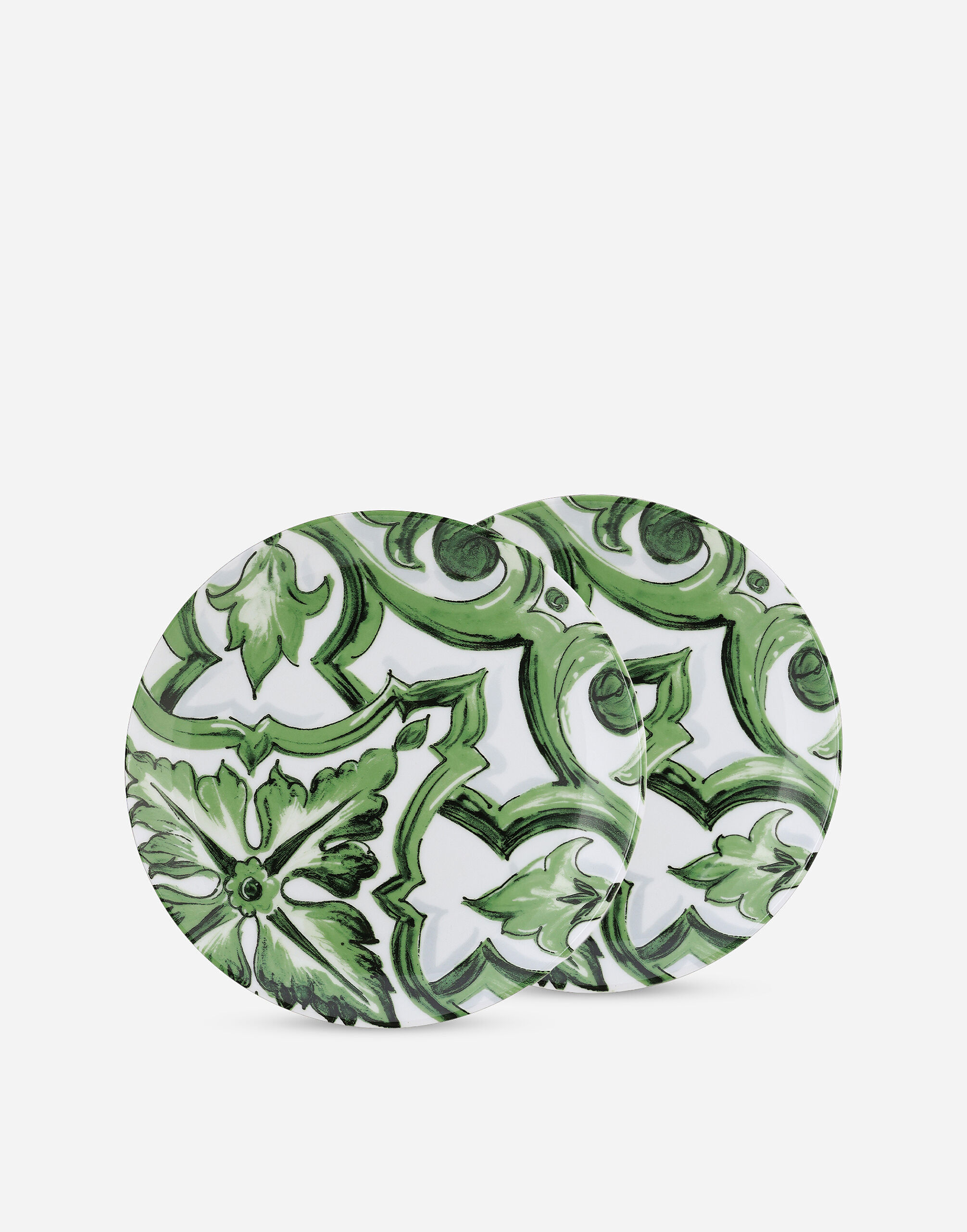 Designer dinner plates in porcelain | Dolce&Gabbana® Casa