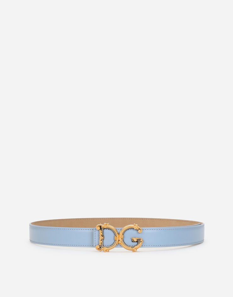 DG Girls belt in Light Blue for Women | Dolce&Gabbana®