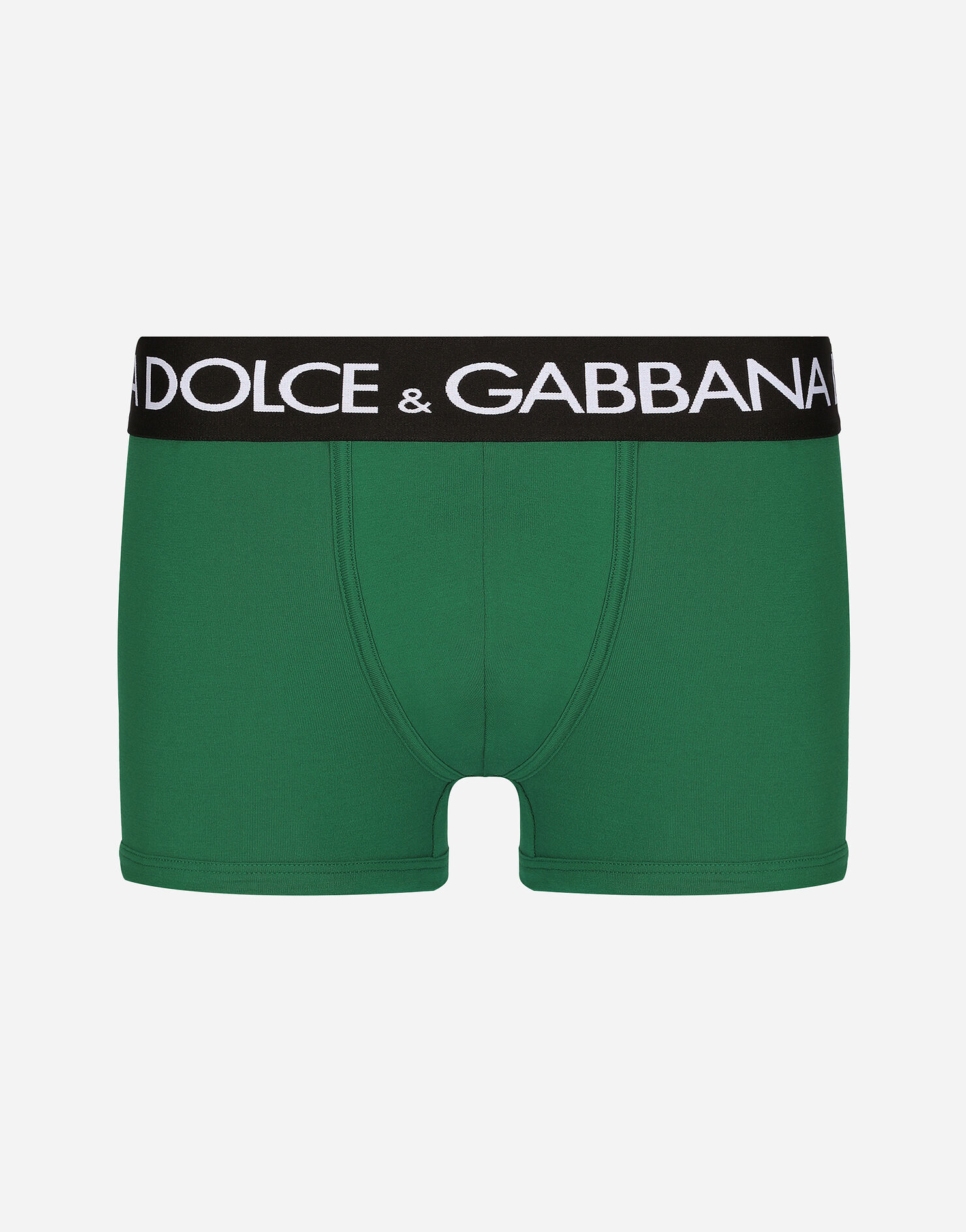 Two-way-stretch cotton jersey regular-fit boxers in Green for Men ...