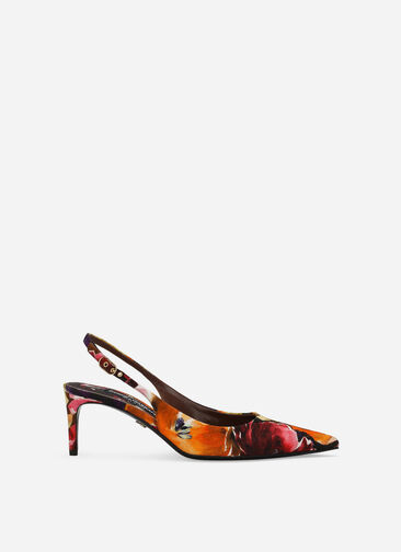Women's designer pumps & slingbacks in leather ,lace | D&G®