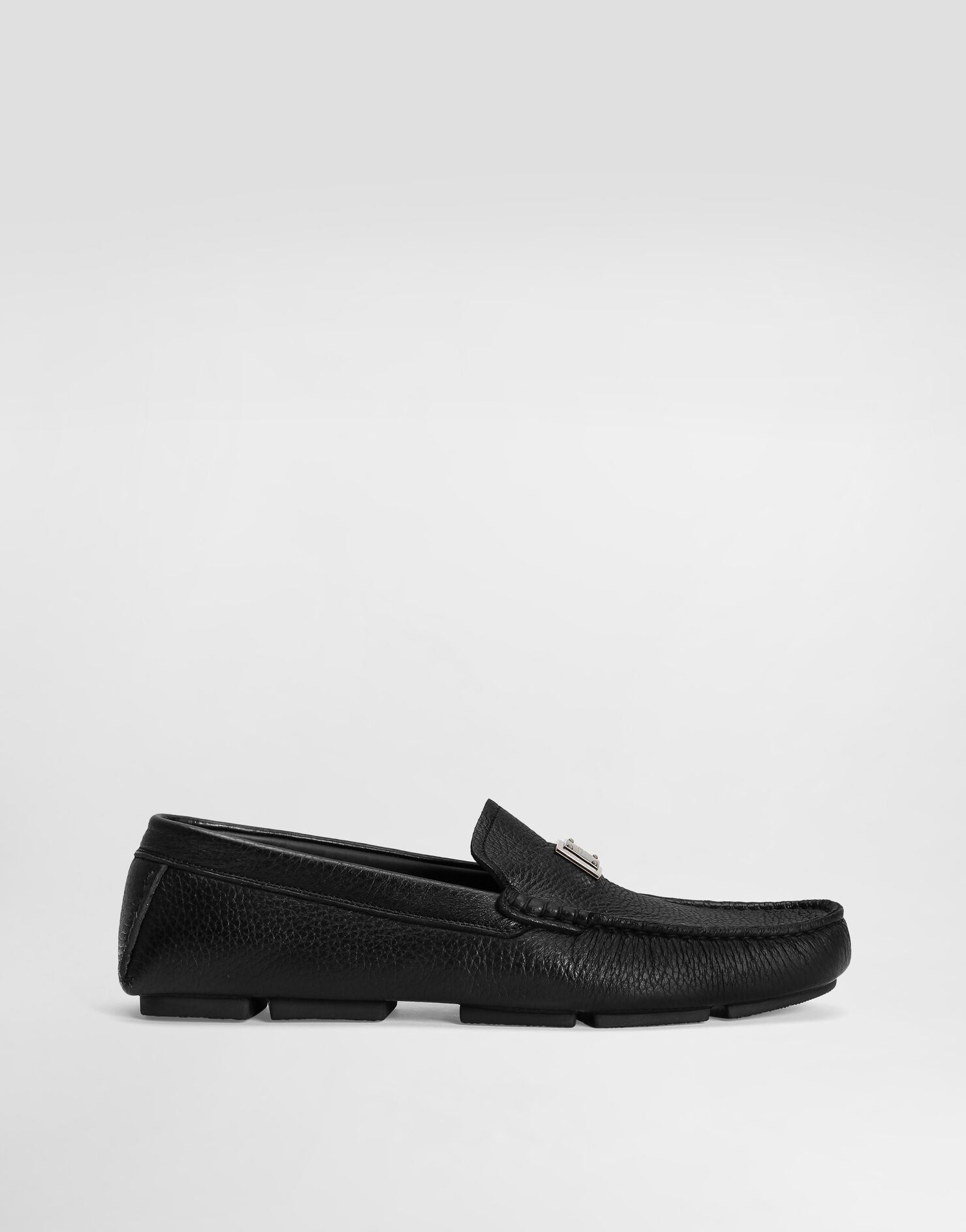 Deerskin driver shoes in Black for Men | Dolce&Gabbana® US
