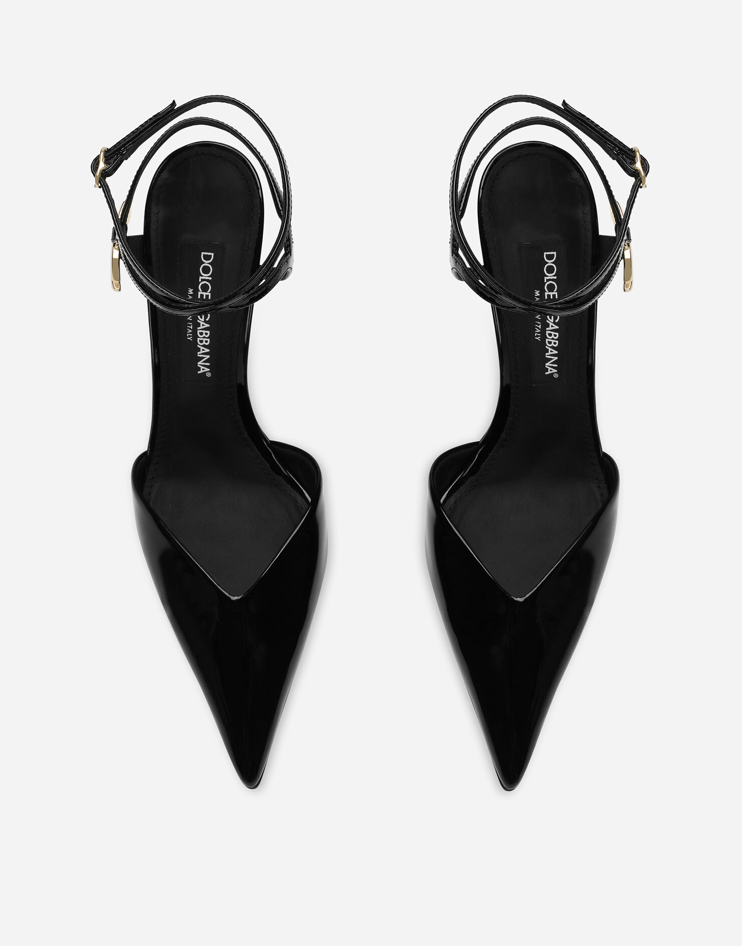 Patent leather slingbacks in Black for Women | Dolce&Gabbana® US