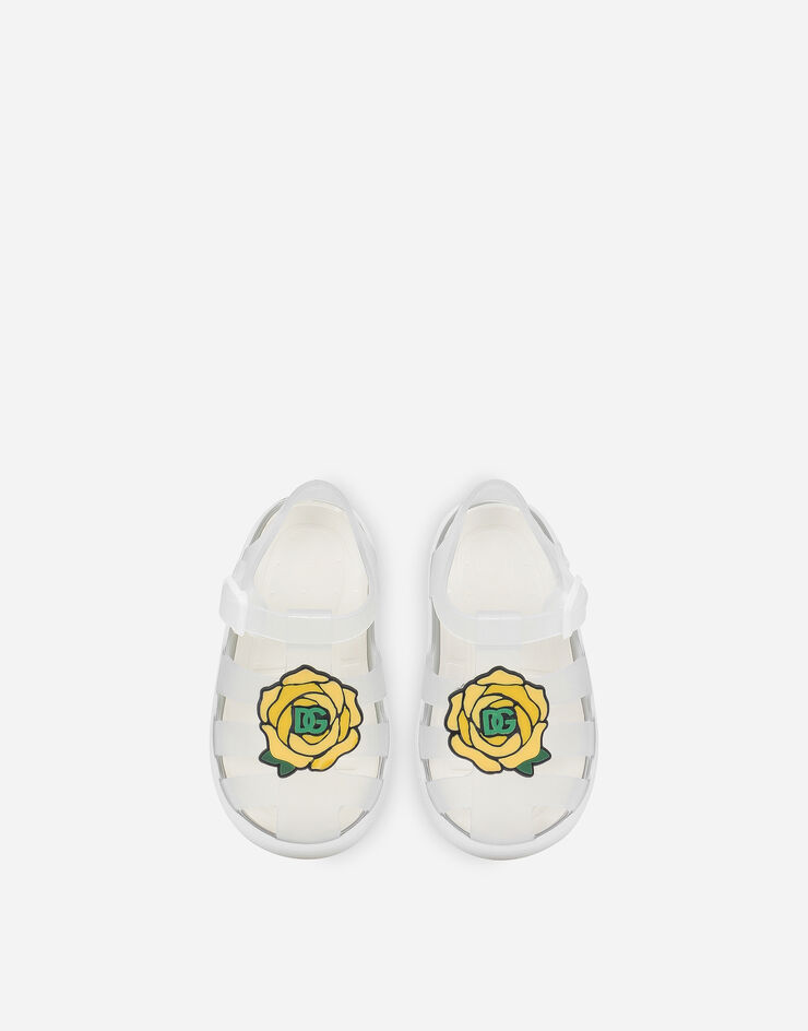 PVC sandals in Yellow for Girls | Dolce&Gabbana®