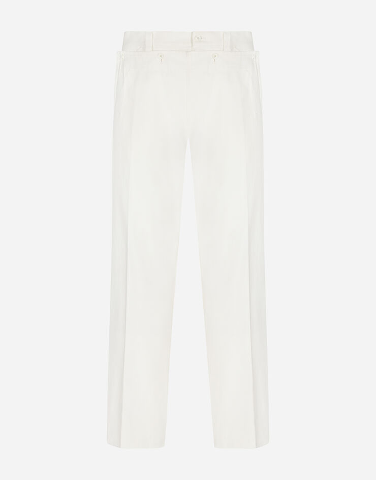 PANTALONE in White for Men | Dolce&Gabbana®
