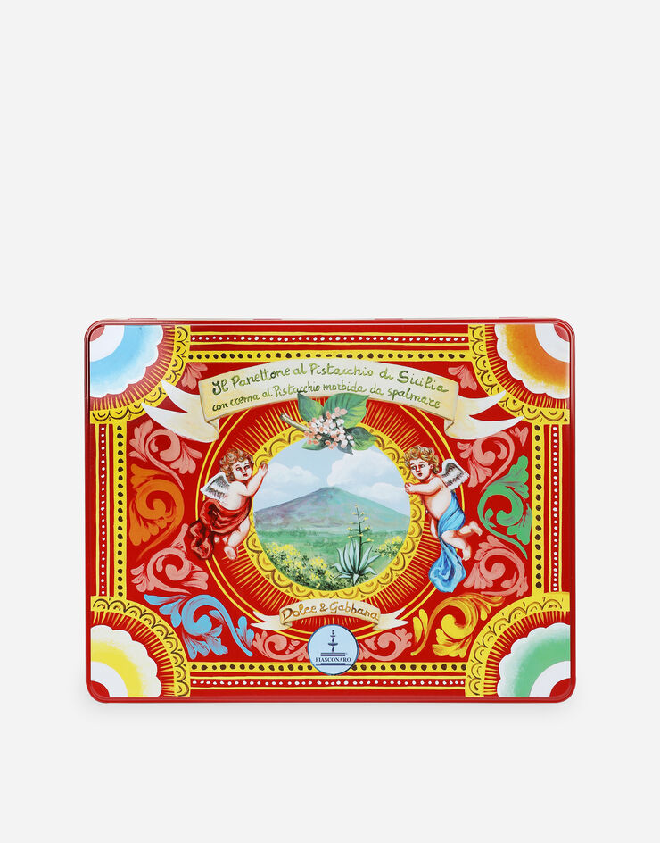 Sicilian Pistachio panettone with a velvety Sicilian Pistachio cream in ...