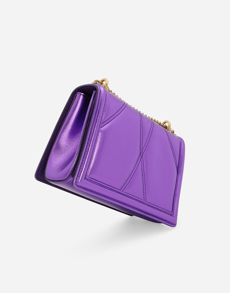 Medium Devotion shoulder bag in Purple for for Women | Dolce&Gabbana®