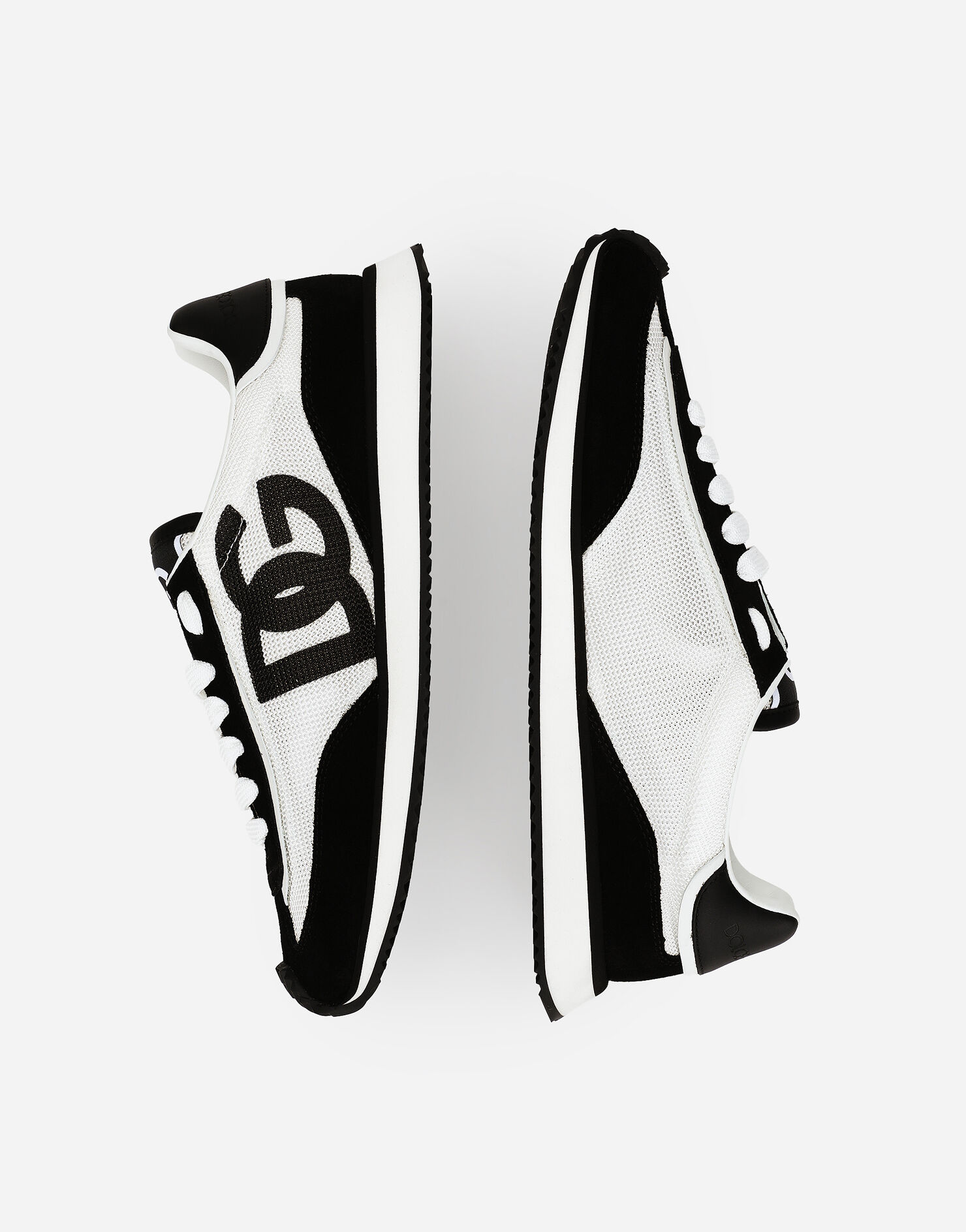 Mixed-material DG CUSHION sneakers in Multicolor for Men | Dolce ...