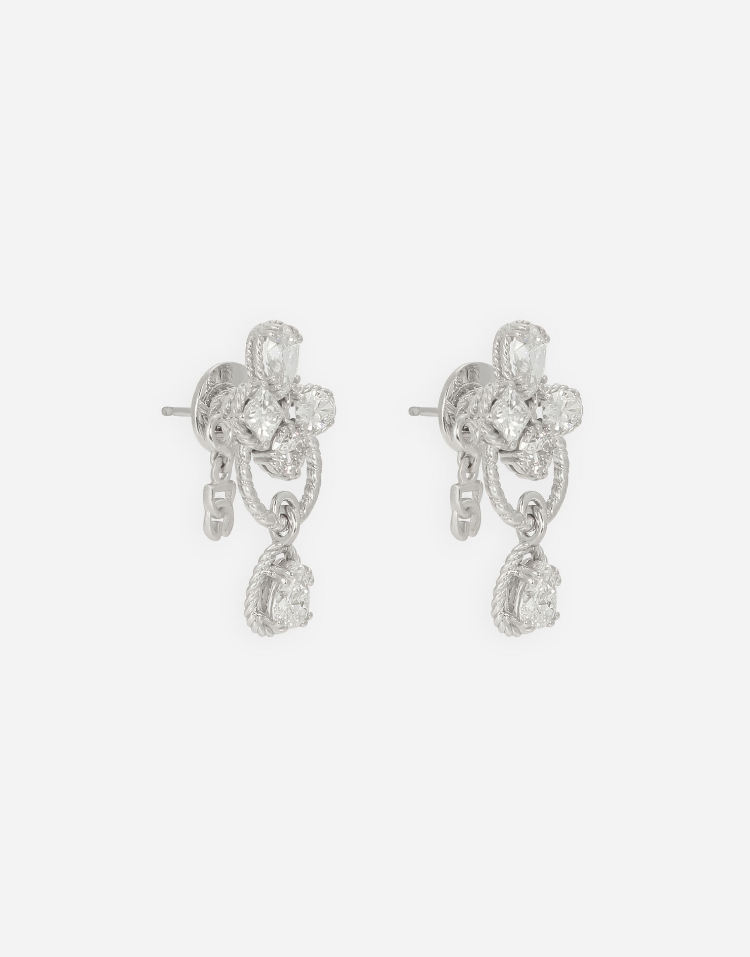 Easy Diamond earrings in white gold 18Kt and diamonds in White for ...