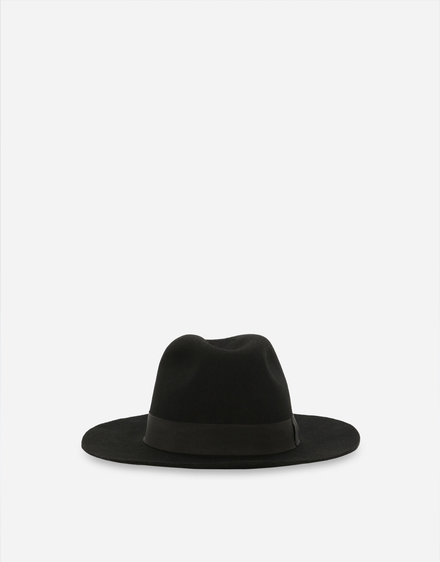 Wool felt fedora hat in Black for Men | Dolce&Gabbana® US