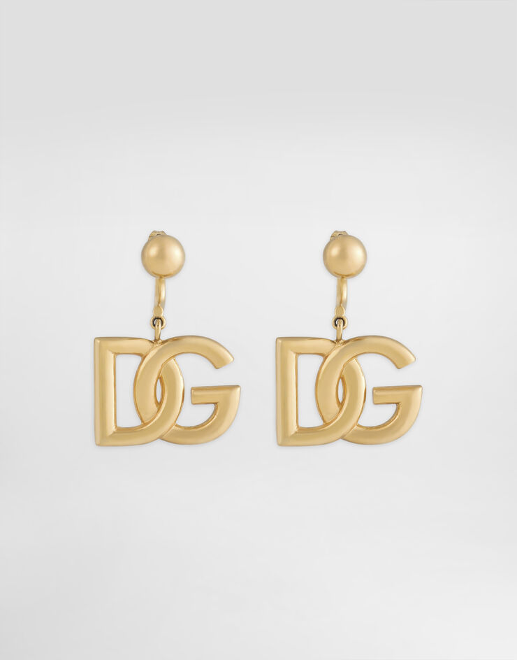 DG logo earrings in Gold for Women | Dolce&Gabbana®