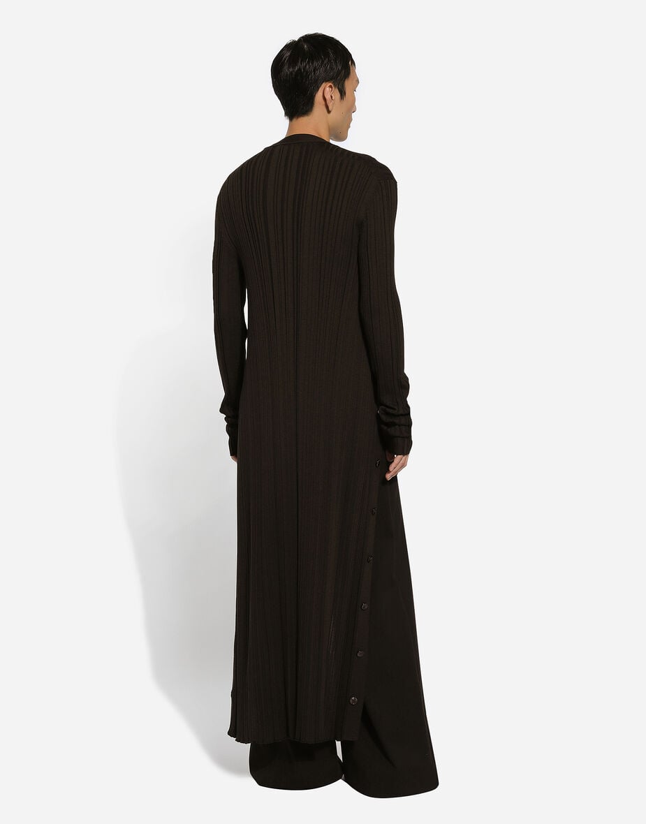 Tailored cotton pants with darts in Brown for Men | Dolce&Gabbana® US