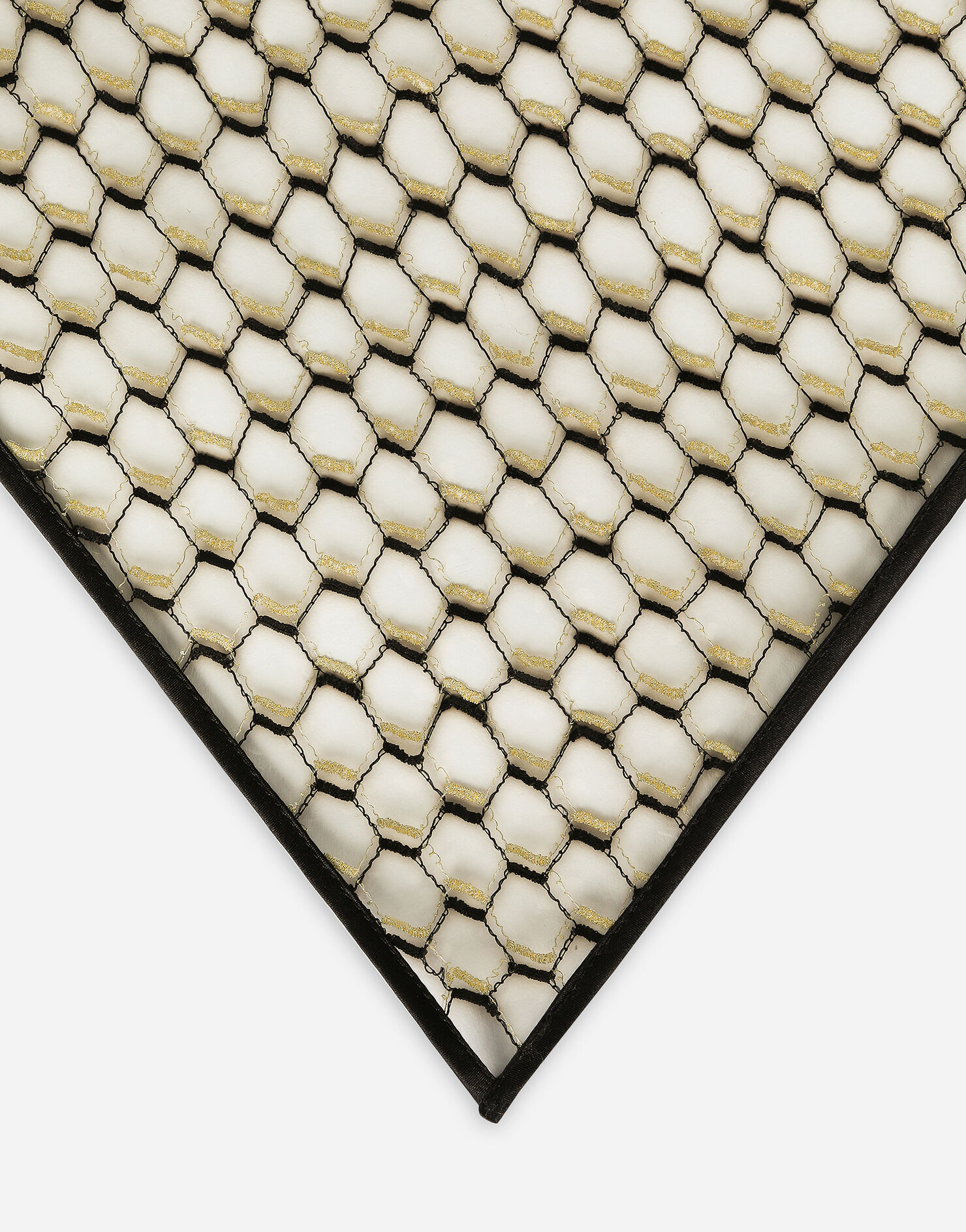 PVC triangle veil in White for Women | Dolce&Gabbana® US