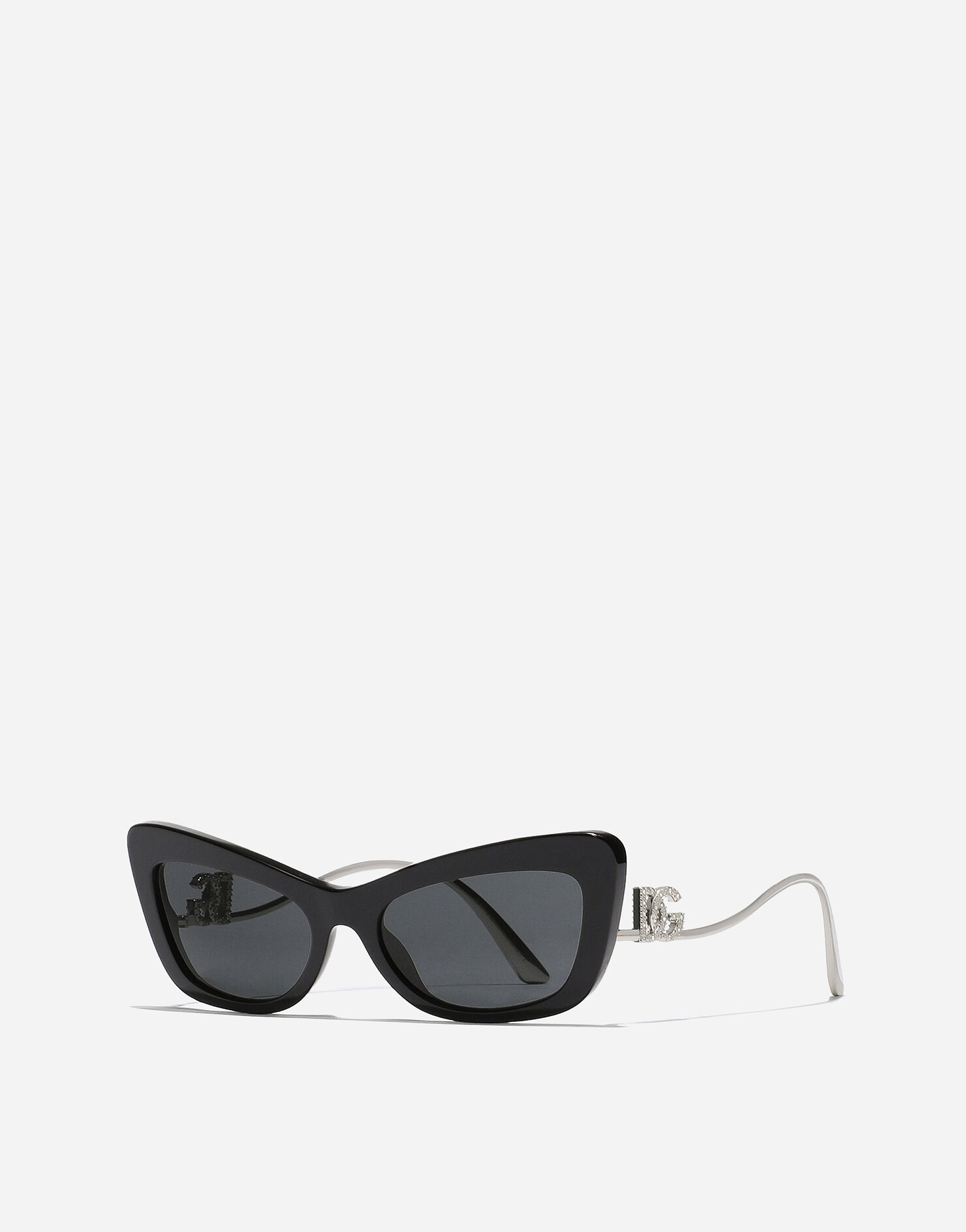 DG Crystal Sunglasses in Black for Women | Dolce&Gabbana® US