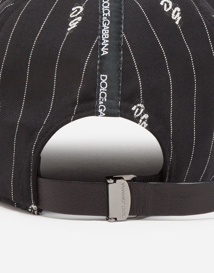 Pinstripe baseball cap with DG logo