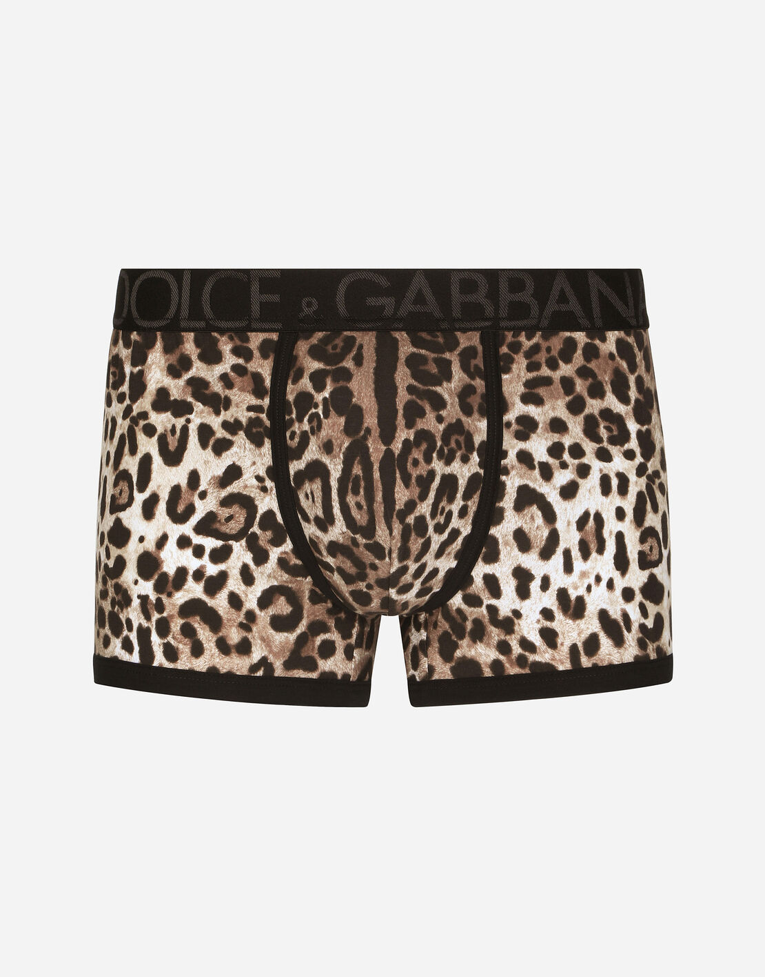 Leopard-print two-way stretch cotton boxers in Multicolor for Men ...