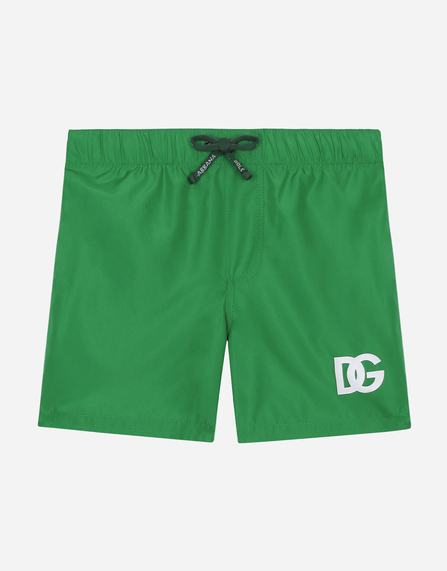 Nylon swim trunks with DG logo print in Multicolor for Boys | Dolce ...