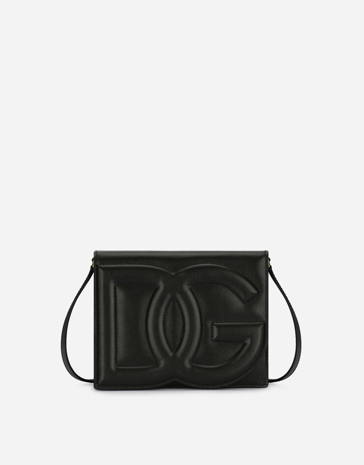Calfskin DG Logo Bag crossbody bag in Black for Women | Dolce&Gabbana®