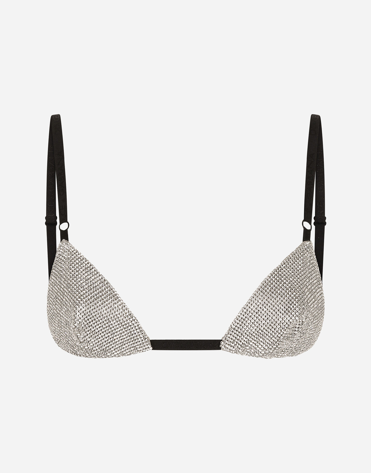 Crystal mesh bra in Crystal for Women | Dolce&Gabbana® US