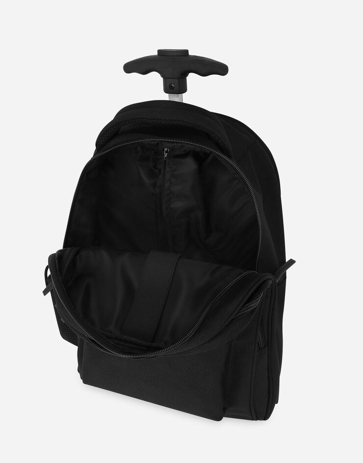 Nylon trolley backpack in Black for Boys | Dolce&Gabbana®