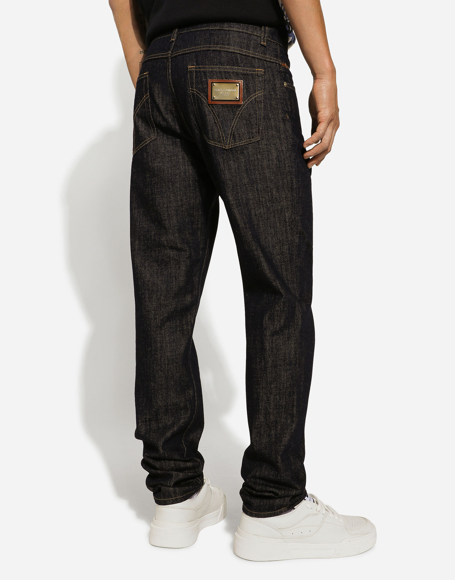 Regular-fit blue denim jeans in Blue for Men | Dolce&Gabbana® US