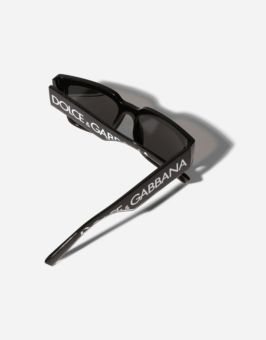 DG Elastic Sunglasses in Black for Men | Dolce&Gabbana® US