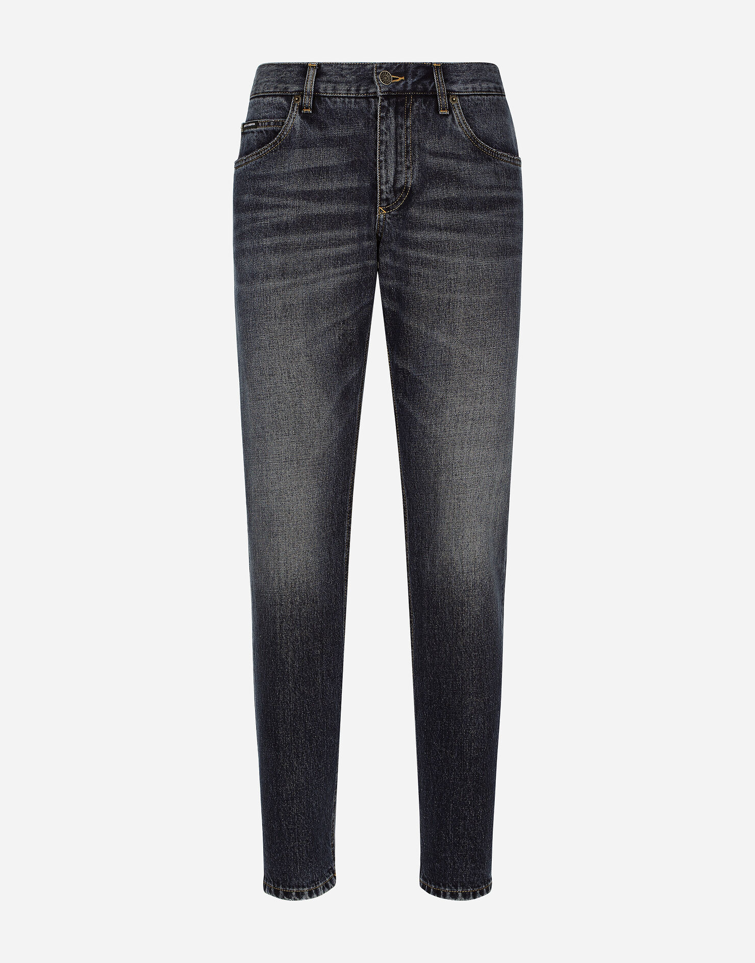 Regular-fit blue denim jeans in Blue for Men | Dolce&Gabbana® US