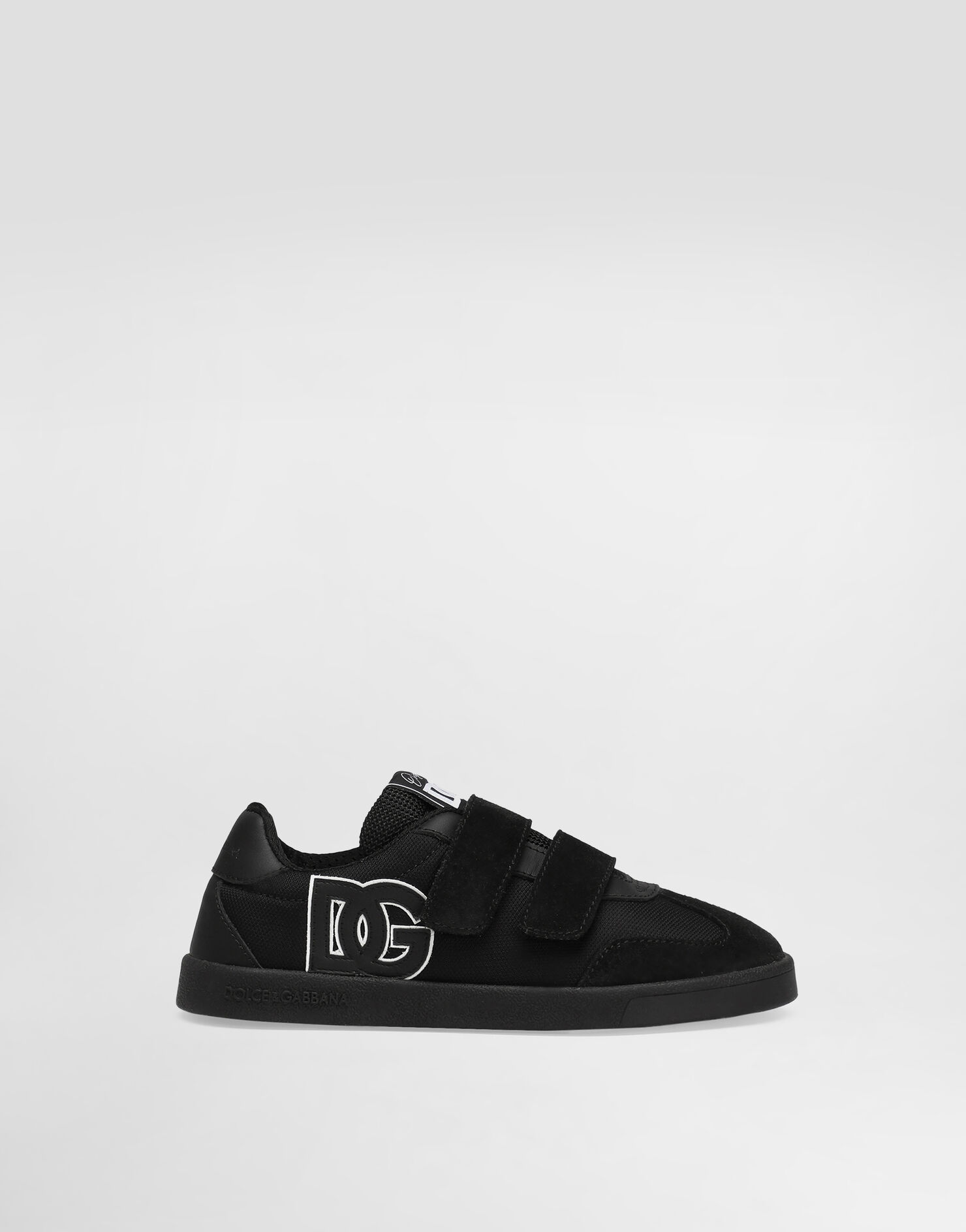 DG Original calfskin low-top sneakers with DG logo in Black for Men ...