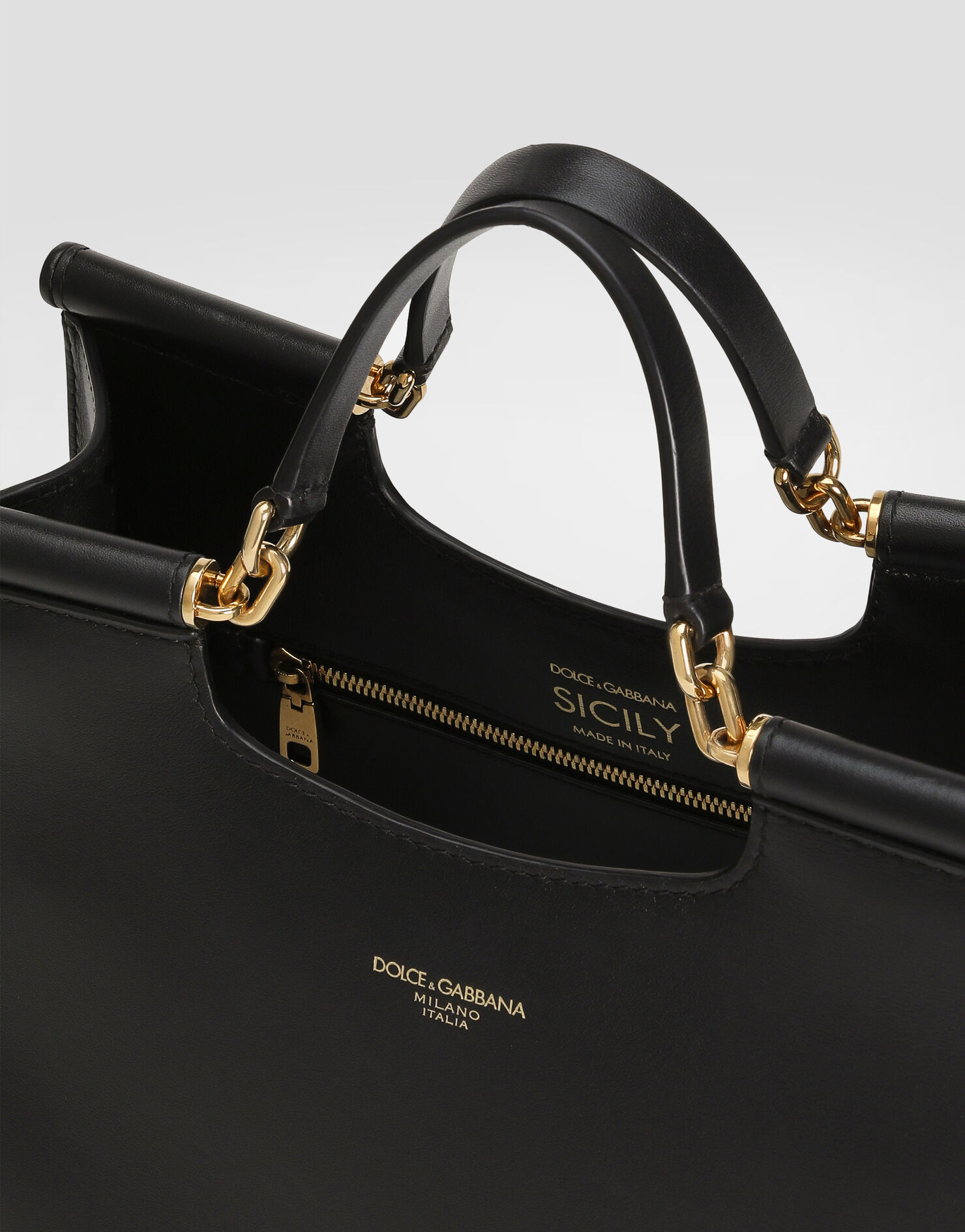 Small Sicily shopper in Black for Women | Dolce&Gabbana® US