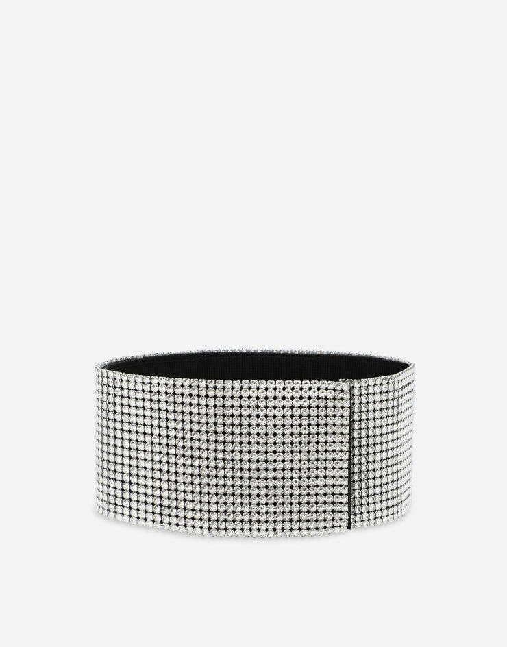 KIM DOLCE&GABBANA Crystal mesh choker in Crystal for for Women | Dolce ...