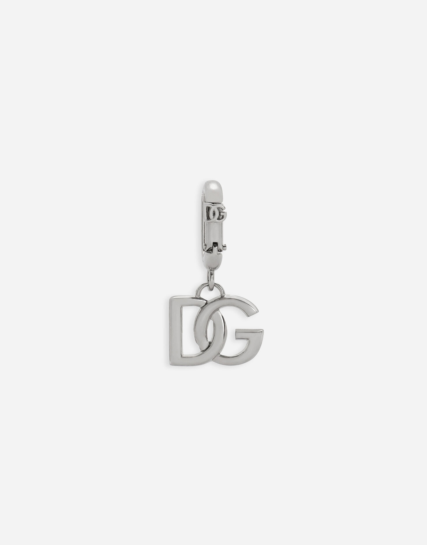 Pendant with DG logo clasp in Silver for Men | Dolce&Gabbana® US