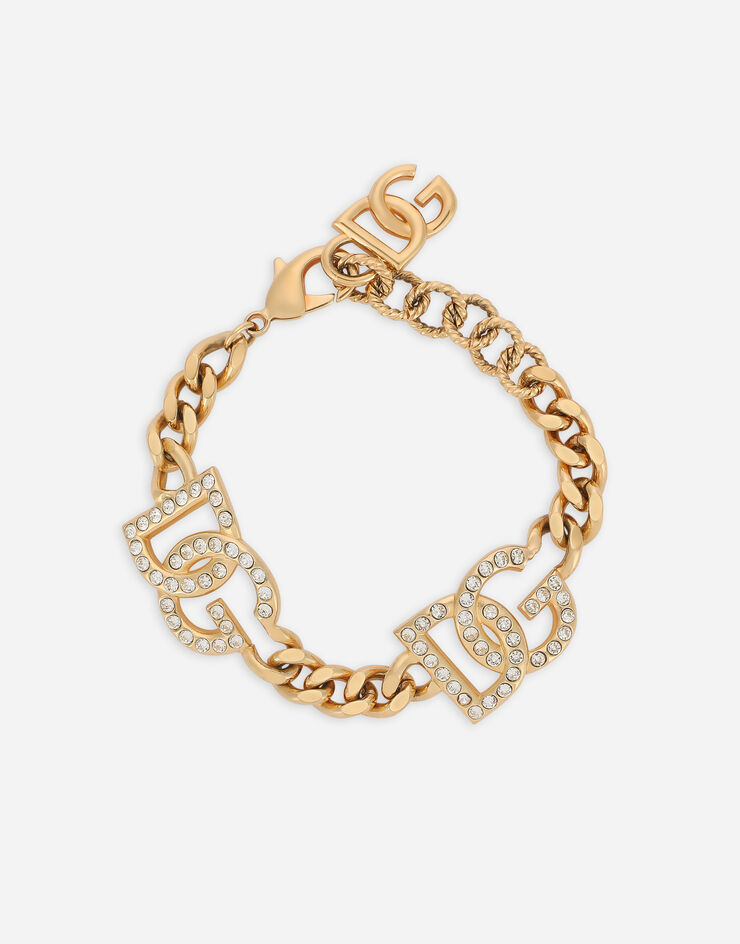 Bracelet with DG logo in Gold for | Dolce&Gabbana® US