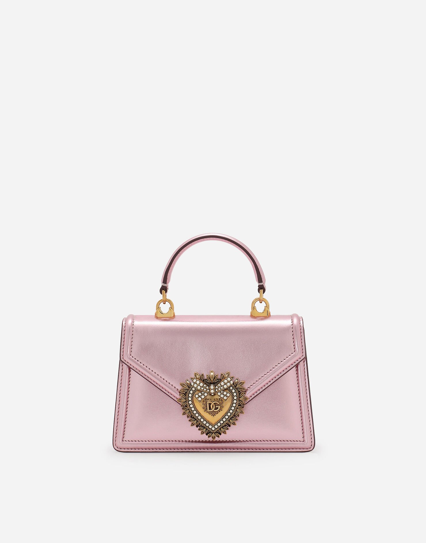 Small Devotion top-handle bag in Pink for Women | Dolce&Gabbana®