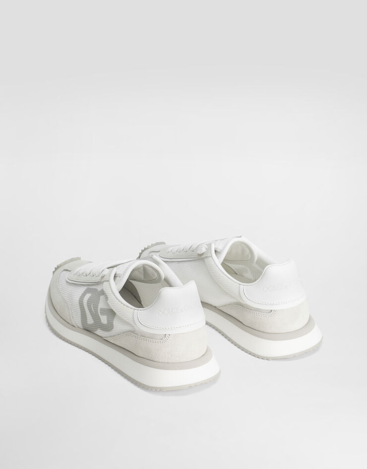 Mixed-material DG CUSHION sneakers in White for Women | Dolce&Gabbana® US