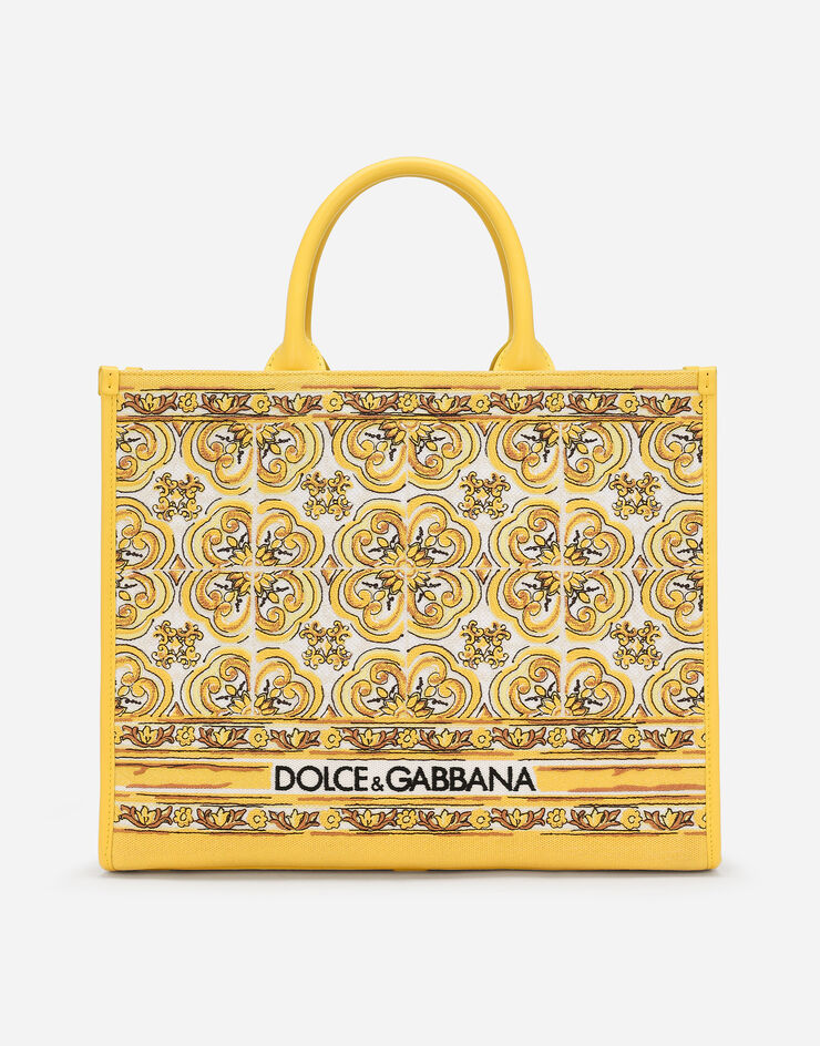 Medium DG Daily shopper in Yellow for Women | Dolce&Gabbana®