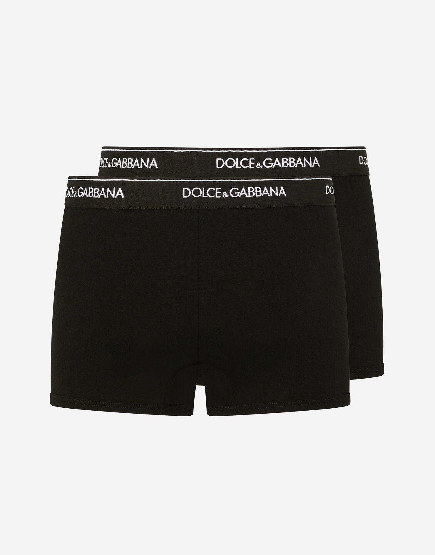 Stretch cotton regular-fit boxers two-pack in Black for Men | Dolce ...